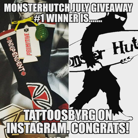 Winner of July Giveway #01 – Monster Hutch LLC
