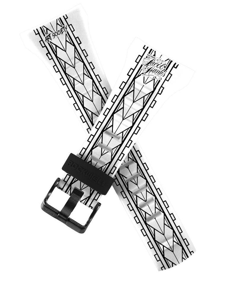 ROCKWELL x ART SOCIETY x JACOB HANKS COLISEUM FIT WHITE – Monster Hutch LLC